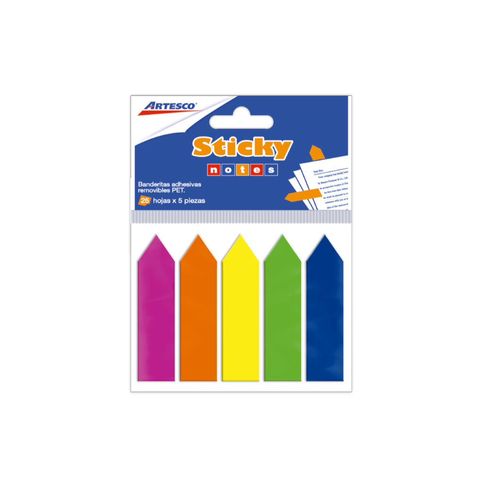 Banderitas Artesco Color Flechas Neon 25 Hjs X5 Colores — Comercial Li