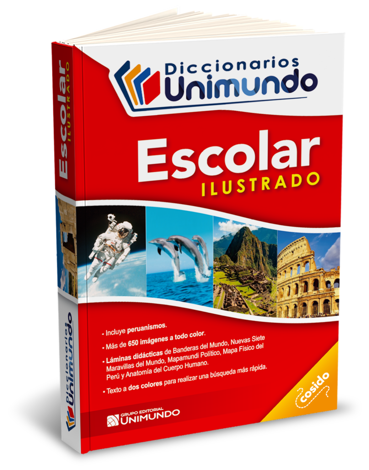 Diccionario Escolar Unimundo Ilustrado - Tapa dura — Comercial Li