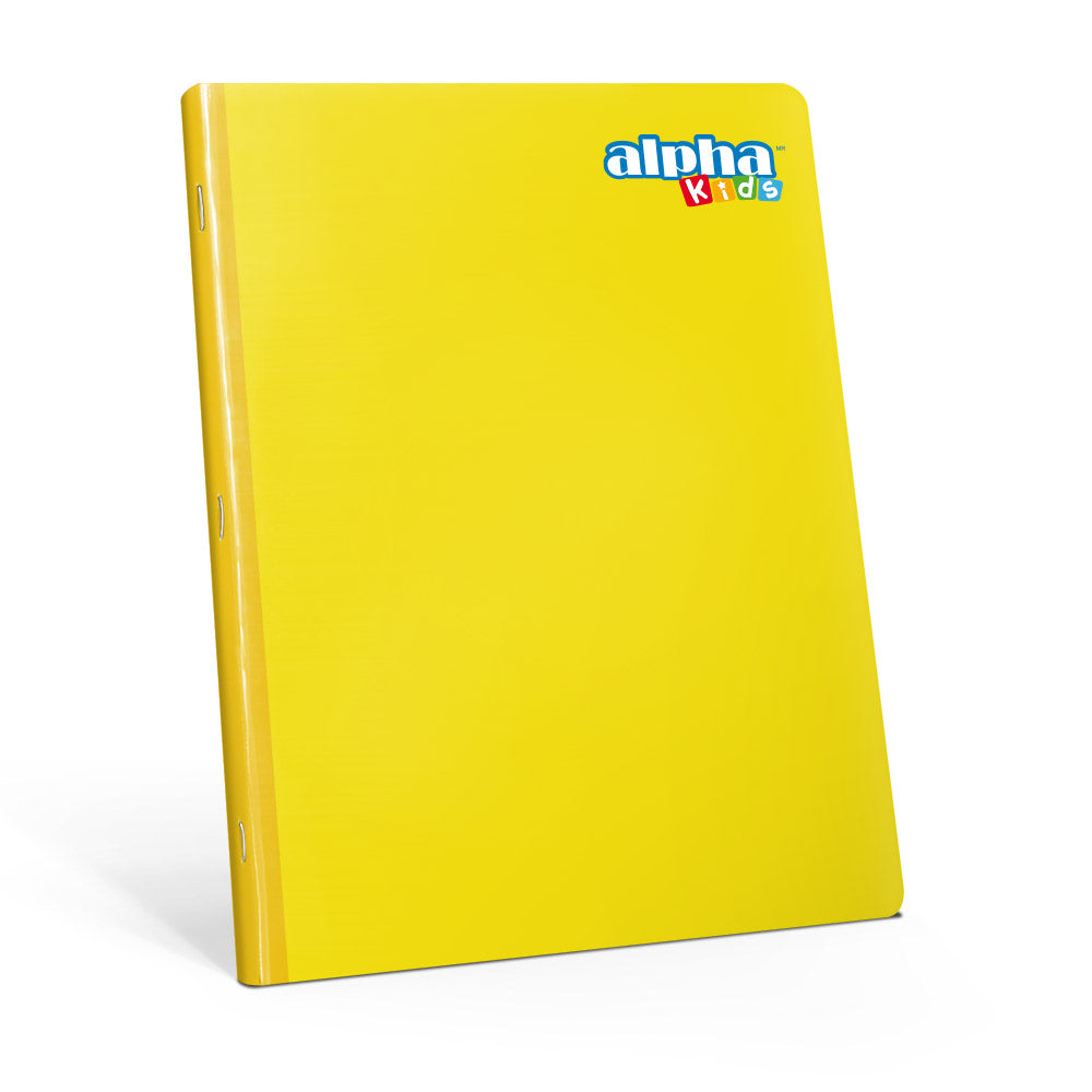 Cuaderno Alpha Grapado Carta Triple Kids Marco Rojo 80Hjs — Comercial Li