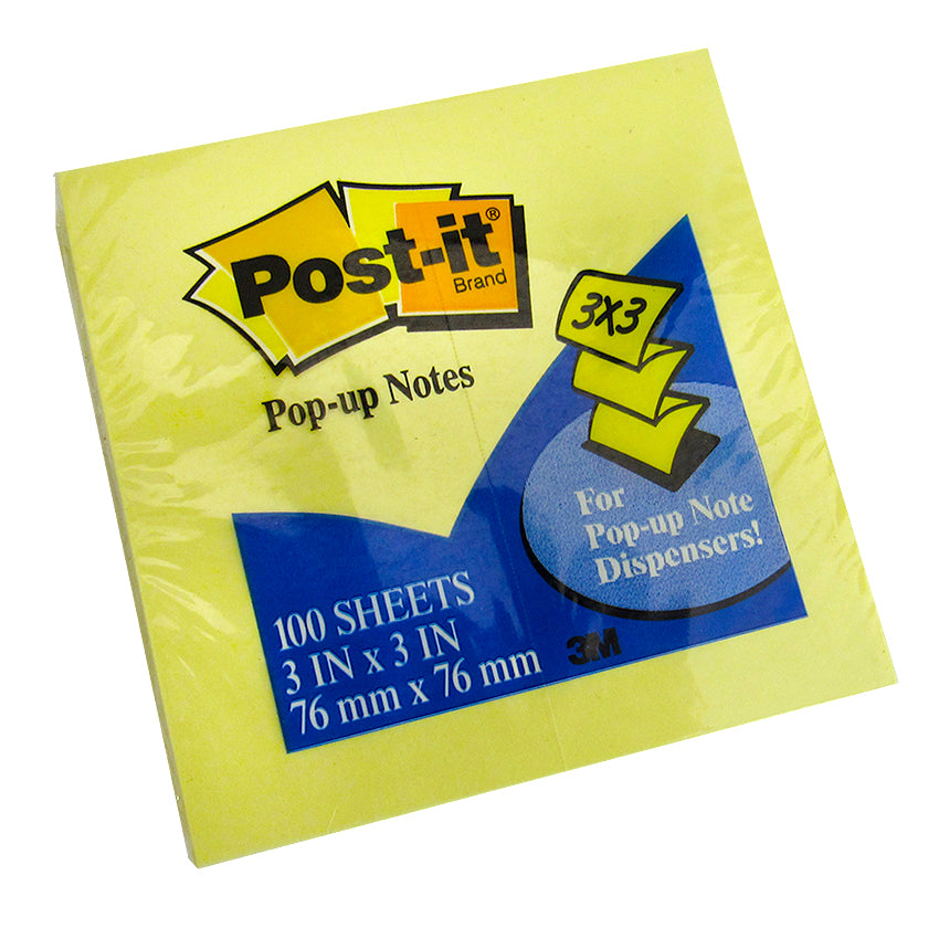 Notas Post it Pop Up (R-330) 3X3 (100hjs) Amarillo — Comercial Li