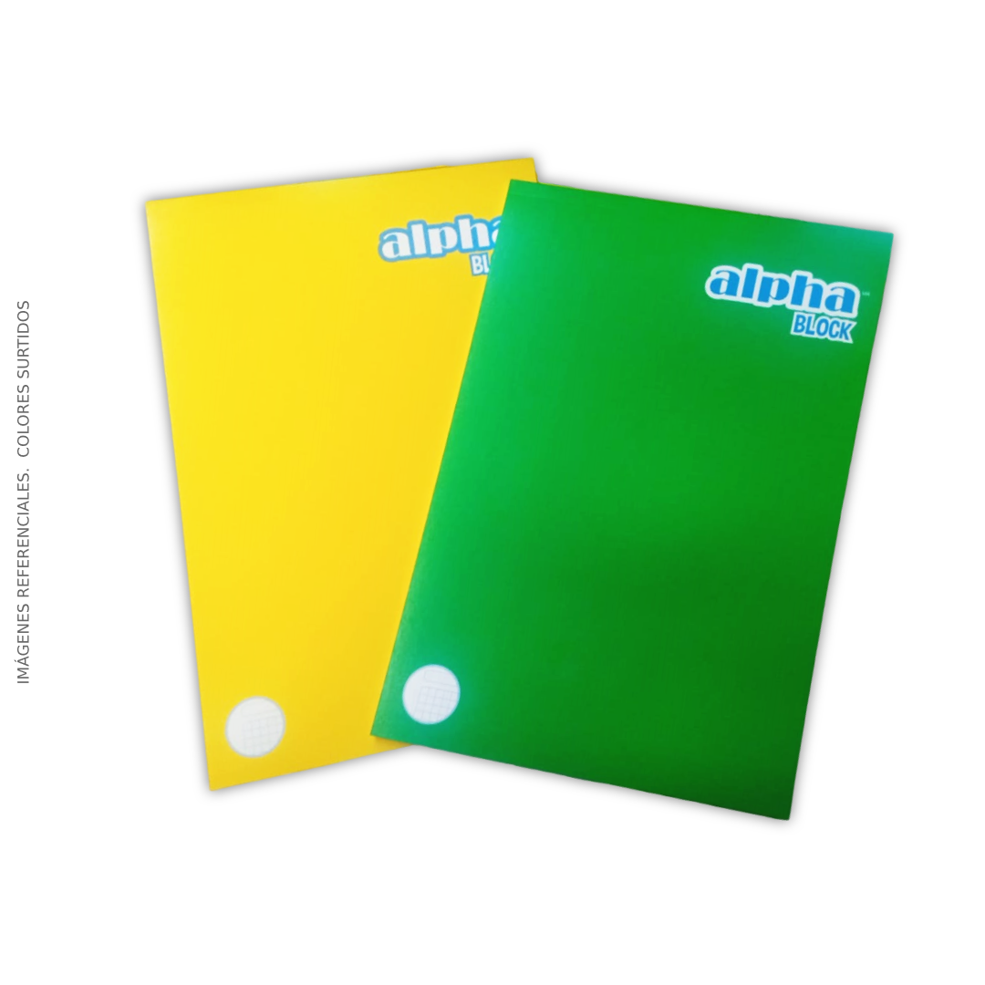 Block Alpha Color Entero Cuadriculado - Colores surtidos — Comercial Li